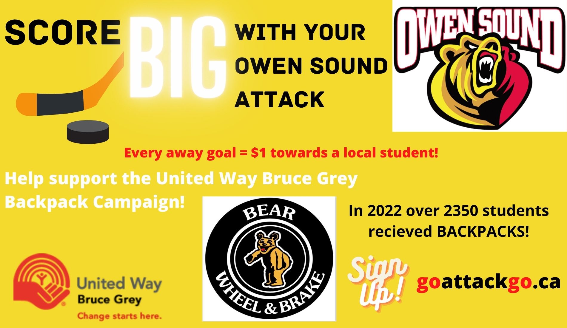 Attack Coin Can in Support of the Backpack Program - United Way of ...