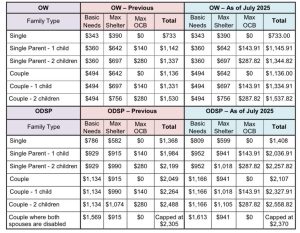 #FinancialFridays: ODSP Payment Updates July 2025 - United Way of Bruce ...